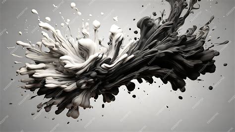 Premium Photo Fluid Gradient Color Explode Smoke Black Background