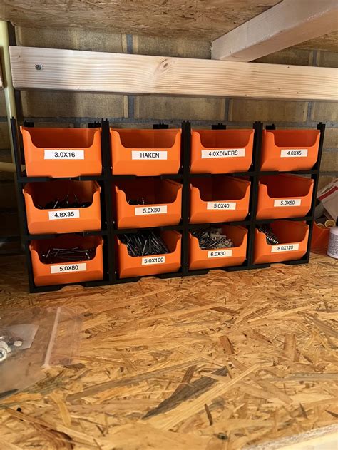 Modular Rack System For Stackable Storage Boxes By Robin Makerworld