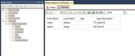 ssrs report calculated field
