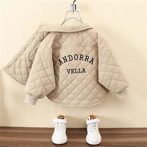 Badu Bg Палто за момчета Яке Памучна защита от вятър 2024 г Топло плюс удебелено пролетно