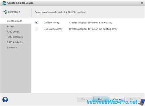 create a raid array of ssds with an adaptec smartraid 3154 8i8e