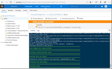 Setting Up NET Core Continuous Integration Build With VSTS TFS