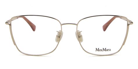 Max Mara Mm5004 H 032 Eyeglasses In Pale Gold Smartbuyglasses Usa