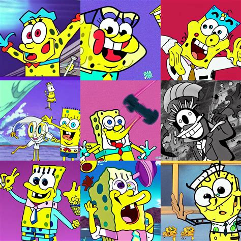 Spongebob Characters Anime