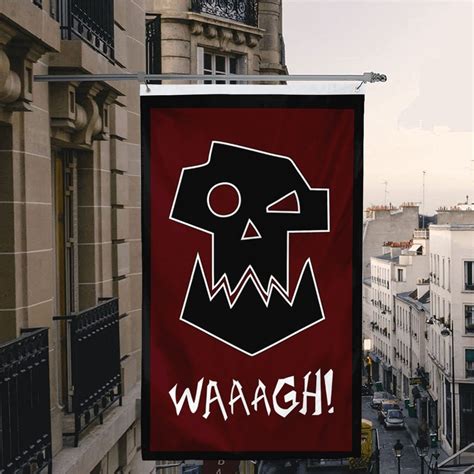 Fyon Warhammer 40k Orks Portrait Flag Indoor And Outdoor Banner 32619