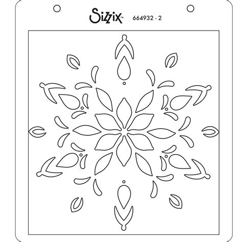 Sizzix Snowflake Layered Stencils