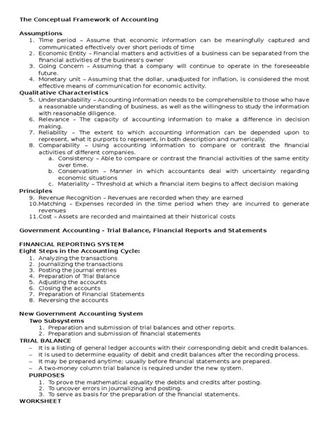 The Conceptual Framework Of Accounting Pdf Retained Earnings Debits And Credits