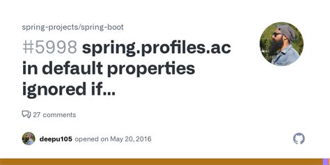 Springprofilesactive In Default Properties Ignored If Defaultproperties Contain A Value For