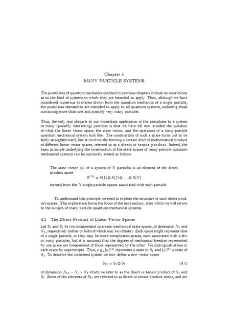 Many Particle Systems Pdf Spin Physics Elementary Particle