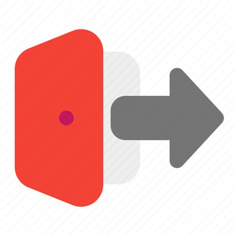 Logout Exit Close Door Cancel Out Arrow Icon Download On Iconfinder