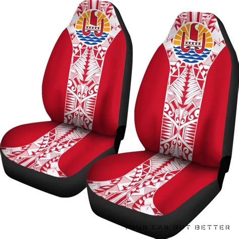 Polynesian Tahiti Car Seat Covers
