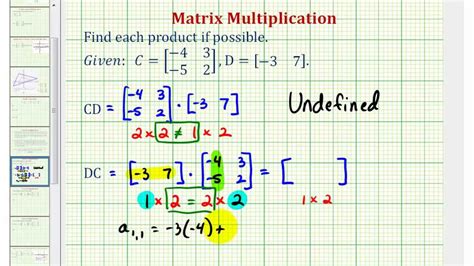 Ex 1 Matrix Multiplication Basic YouTube