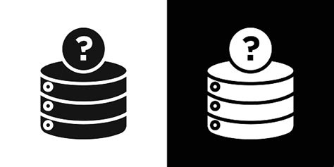 Database Query Icon Symbol Mark In Filled Style Stock Illustration Download Image Now Backup