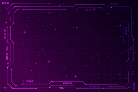 Hud 프레임 화이트 사용자 인터페이스 요소 디자인 현대 기술 미래 제어판 화면 디지털 홀로그램 창 게임 메뉴 터치 사이버 모니터 복고풍 사이버 펑크 픽셀 아트 게임 장면에