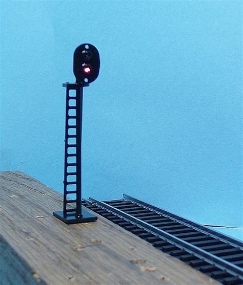 Ho Scale Railroad Block Signals Manual Operating 2 Color Block Etsy