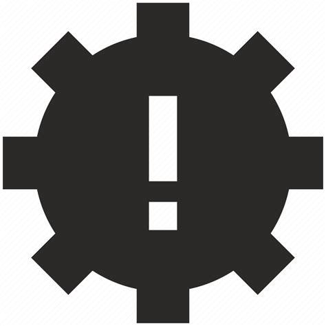 Attention Configuration Gear Setting Warning Icon Download On Iconfinder