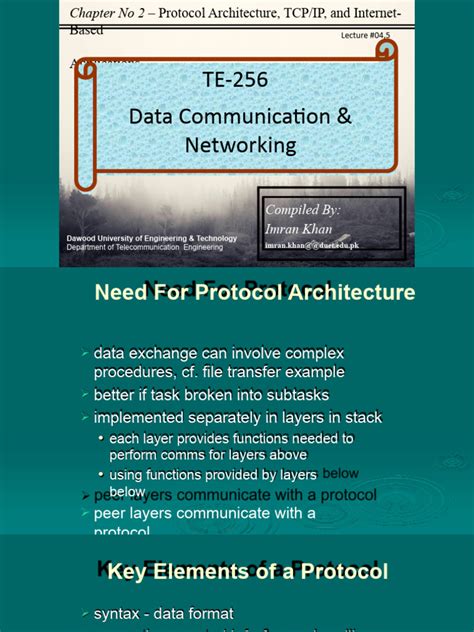 lecture 4 5 osi model pdf transmission control protocol osi model
