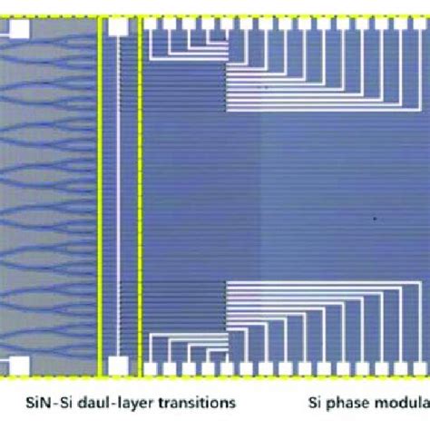 Optical Micrograph Of The Proposed Sin Si Dual Layer Optical Phased Download Scientific Diagram