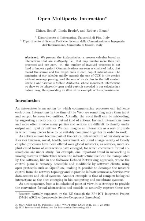 Pdf Open Multiparty Interaction