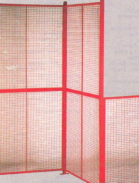 High Security Wire Partition Systems On Meyer Material Handling