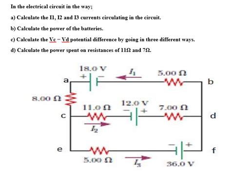 solved in the electrical circuit in the way a calculate