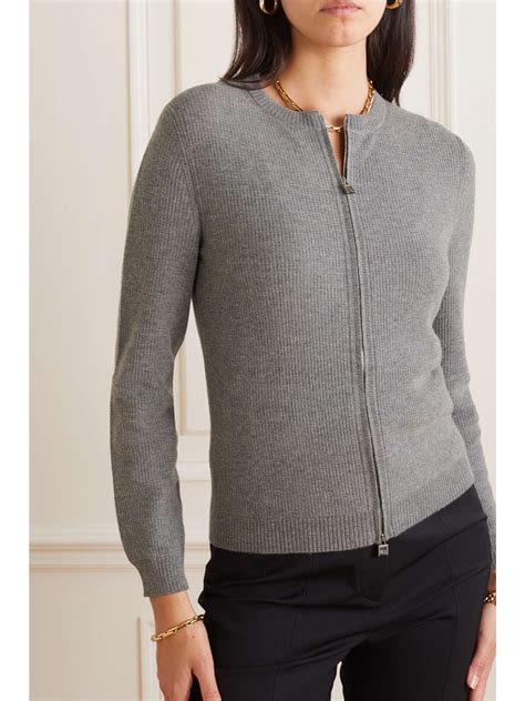 Loro Piana Vinci Ribbed Cashmere Cardigan Net A Porter