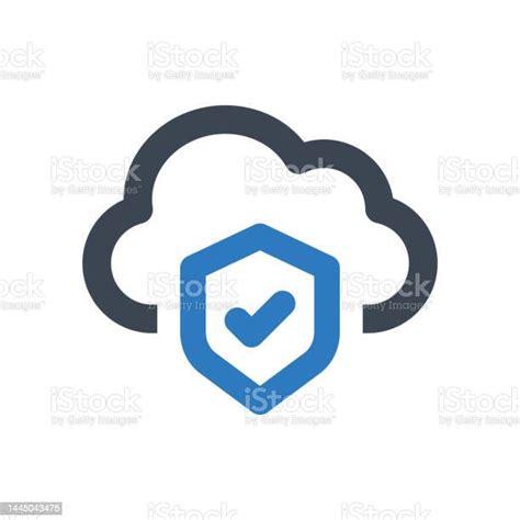 구름 보호 아이콘벡터 일러스트 레이 션입니다 클라우드 보호 데이터 보안 스토리지 보안 보호 라인 개요 아이콘 0명에 대한 스톡 벡터 아트 및 기타 이미지 Istock