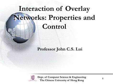 ppt interaction of overlay networks properties and control