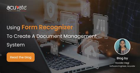 using form recognizer to create a document management system