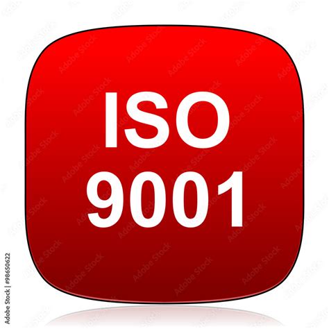 Iso 9001 Icon Stock Illustration Adobe Stock