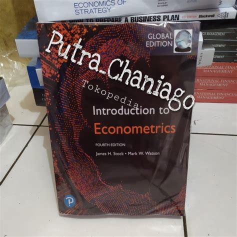 Jual Buku Introduction To Econometrics 4th Fourth Edition By James Stock Shopee Indonesia