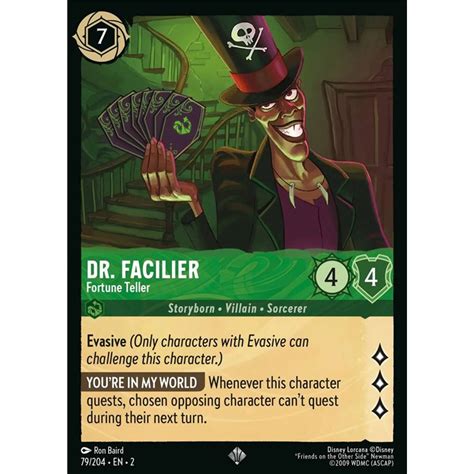 Dr Facilier Fortune Teller Super Rare Rise Of The Floodborn