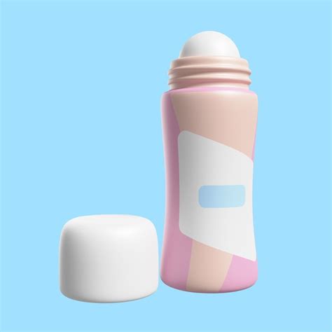 화장품의 3d 렌더링 무료 psd 파일
