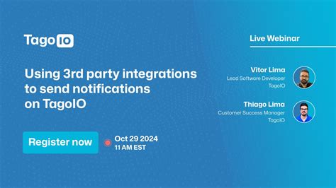Tagoio On Linkedin Iot Webinar Tagoio Emailintegration