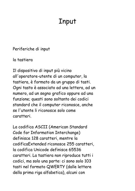 Input E Output Docx Computer Peripherals Computing