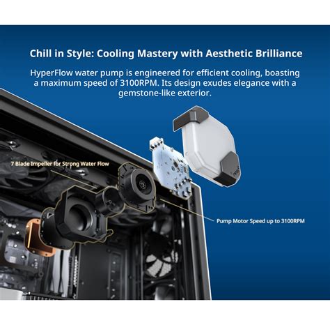 Montech Hyper Flow Argb 360 Black Cpu Vandkøling Max 29 Dba