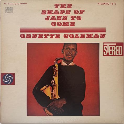 Ornette Coleman The Shape Of Jazz To Come 1971 Japanese Atlantic