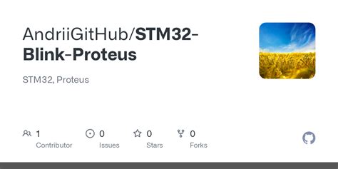 Github Andriigithub Stm32 Blink Proteus Stm32 Proteus