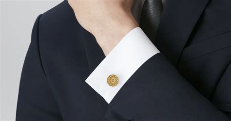 Gold Cufflinks For Men Unleashing The Sophistication