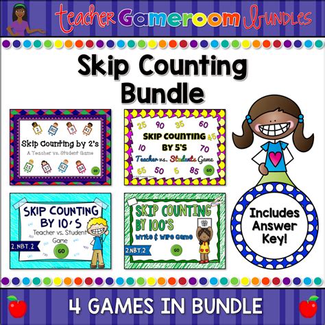 Skip Counting Bundle Teacher Gameroom