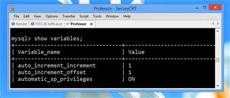 Cómo Mostrar Las Variables Del Sistema Para Su Servidor Mysql Experto