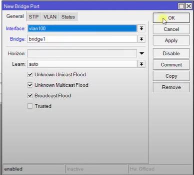 Project Jaringan Antar Gedung Bridge Dan VLAN Mikrotik Whitecyber