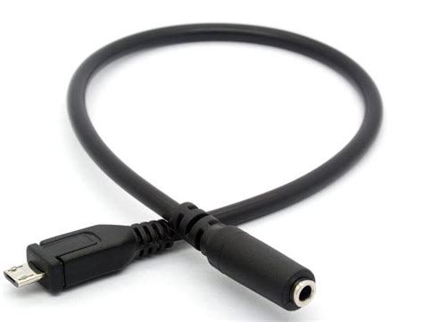 Lbsc Micro Usb Male To 35mm Female Aux Audio Cabl Grandado