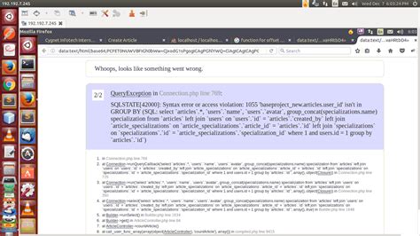 Php Group By Query In In Laravel 53 Stack Overflow