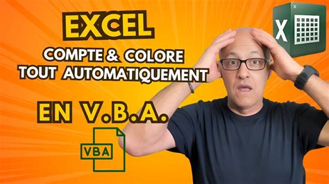 🔥 Vba Excel Comptez Et Mettez Vos Cellules En Couleur Auto🚀 Youtube
