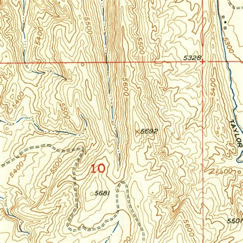 Lander Wy 1952 24000 Scale Map By United States Geological Survey