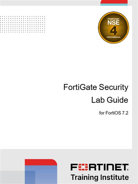 Fortigate Security 72 Lab Guide Online Pdf Firewall Computing