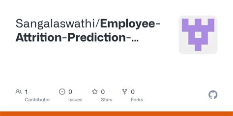 Github Sangalaswathi Employee Attrition Prediction Machine Learning