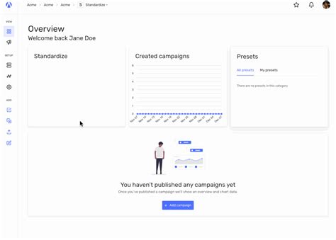 Set Up A Project As An Admin User Accutics Standardize Accutics
