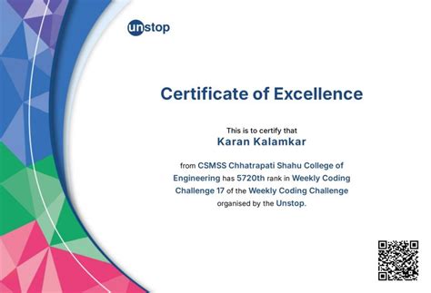 Codingchallenge Certificate Excellence Coding Programming